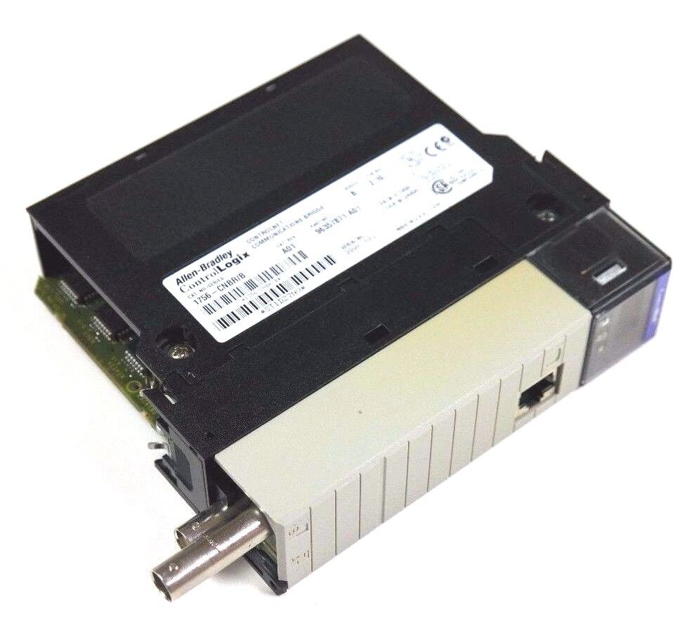 ALLEN BRADLEY 1756-CNBR SER. B CONTROLNET MODULE CAT. REV. A01, F/W RE ...