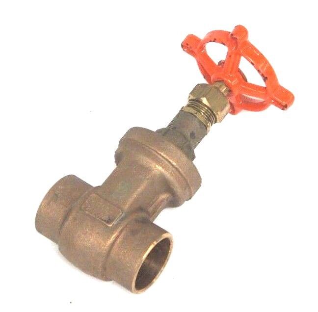NEW STOCKHAM FIG. B-104 GATE VALVE 1-1/2" SOLDER — PremiumPLC