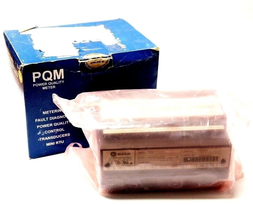 REPAIRED GE MULTILIN PQM-T1-C-A VER. 122.000 POWER QUALITY METER PMQT1 ...