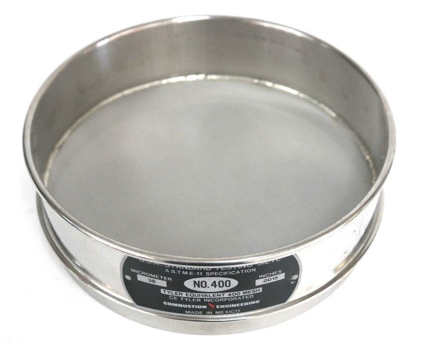 NEW COMBUSTION ENGINEERING NO. 400 U.S.A. STANDARD TESTING SIEVE 38uM ...
