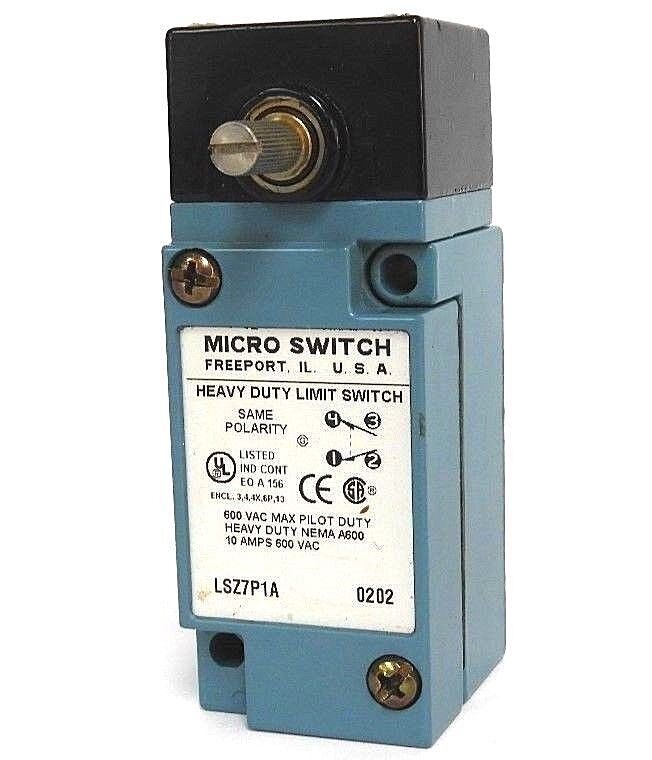 NEW HONEYWELL MICRO SWITCH LSZ7P1A HEAVY DUTY LIMIT SWITCH 600VAC, 10 ...