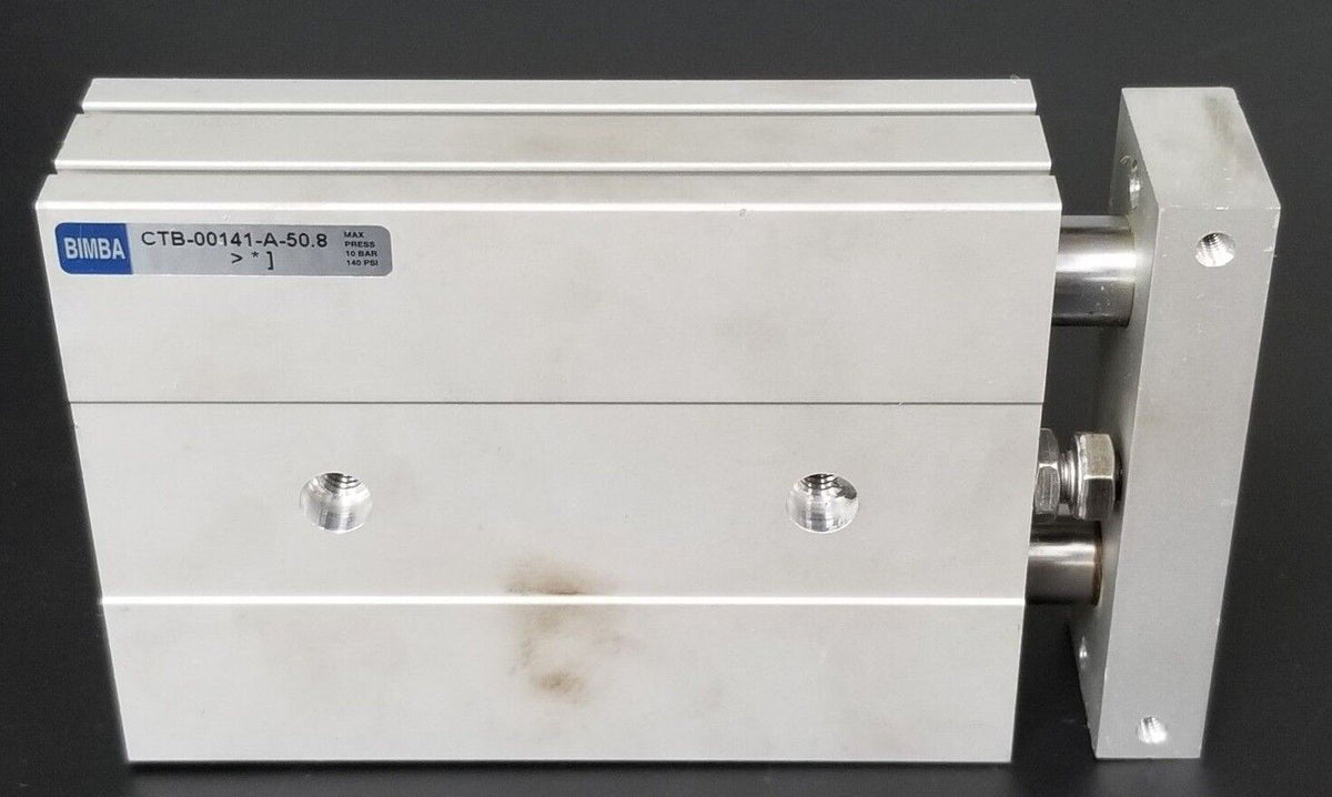 BIMBA CTB-00141-A-50.8 PNEUMATIC CYLINDER DUAL ROD CTB00141A508, 10BAR ...
