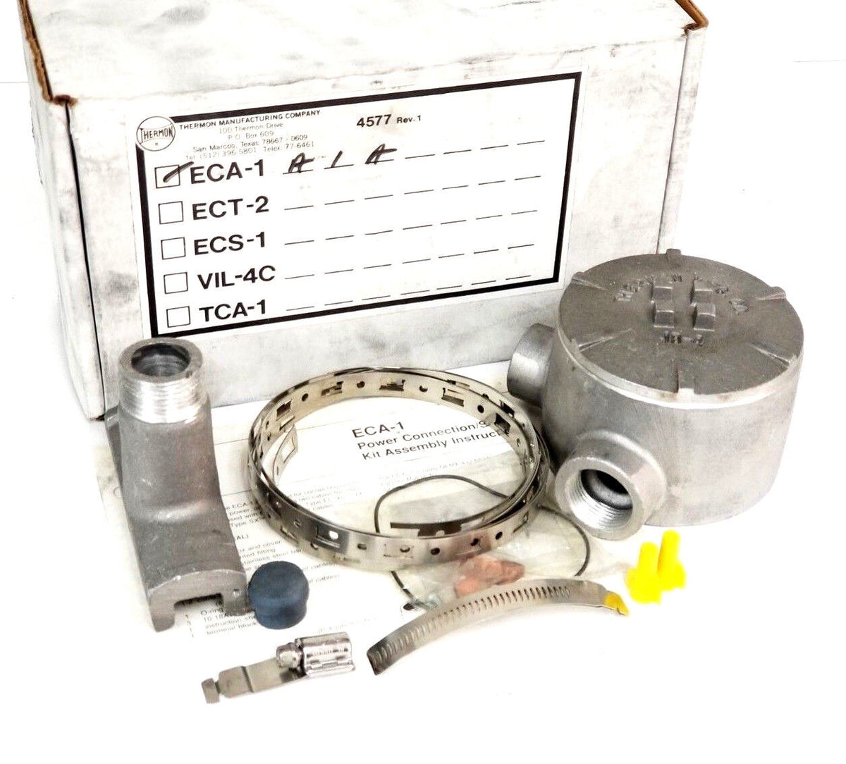 NEW THERMON MFG. CO. ECA-1-A1A POWER CONNECTION/SPLICE KIT ECA-1 ...