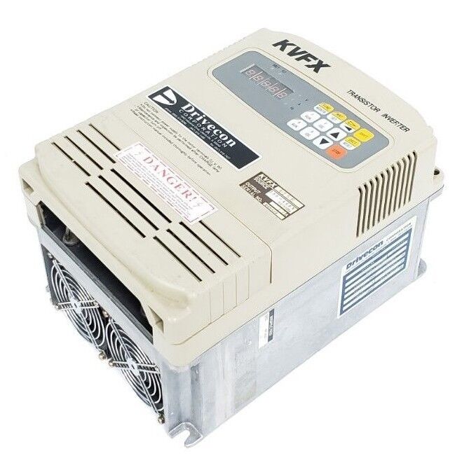 DRIVECON KVFX-475-E TRANSISTOR INVERTER KVFX475E *MISSING WIRING INSER ...