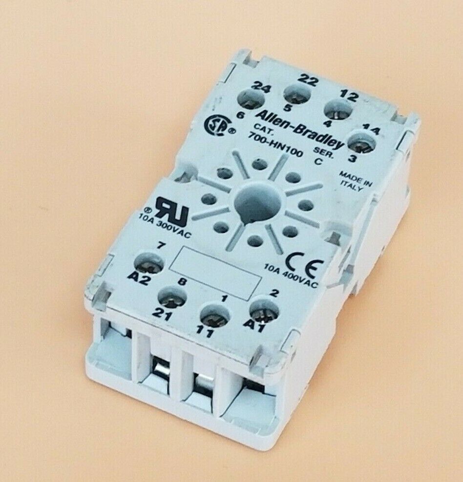 ALLEN BRADLEY 700-HN100 RELAY SOCKET 700HN100 — PremiumPLC