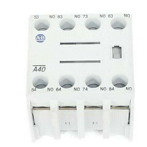 ALLEN BRADLEY 100-F AUXILIARY CONTACT BLOCK SER. B SER. B 230-690V 10A ...