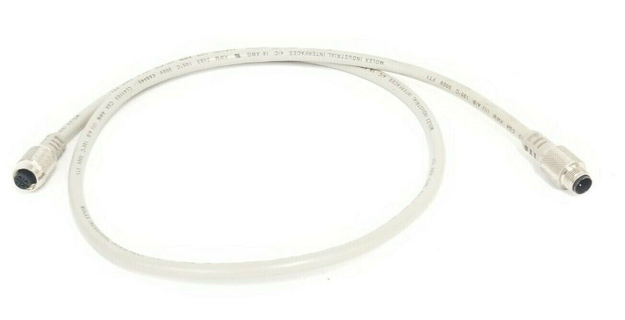NEW MOLEX 35-84909-0001 INDUSTRIAL INTERFACE CABLE, 4/C 18 AWG, 358490 ...