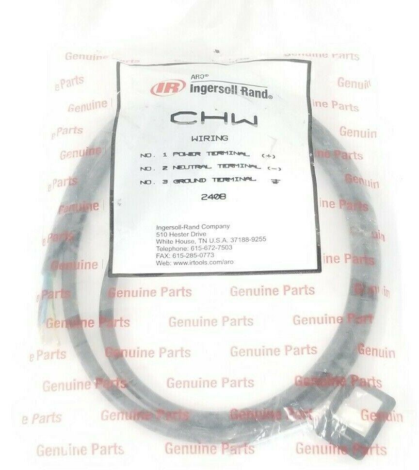 NEW ARO INGERSOLL RAND CHW WIRING SOL CONNECTOR BLACK — PremiumPLC
