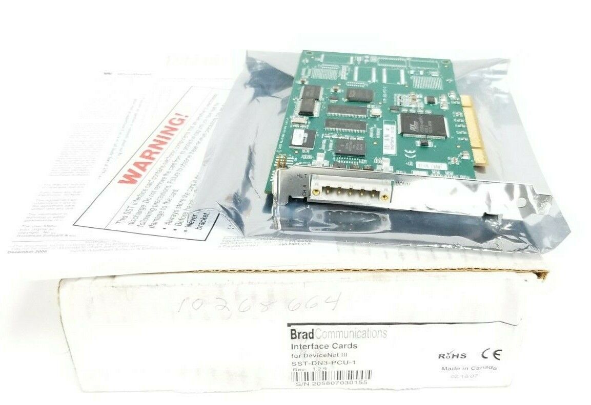 NIB WOODHEAD / ABB SST-DN3-PCI-2 INTERFACE CARD DSQC-658 3HAC-025779-0 ...