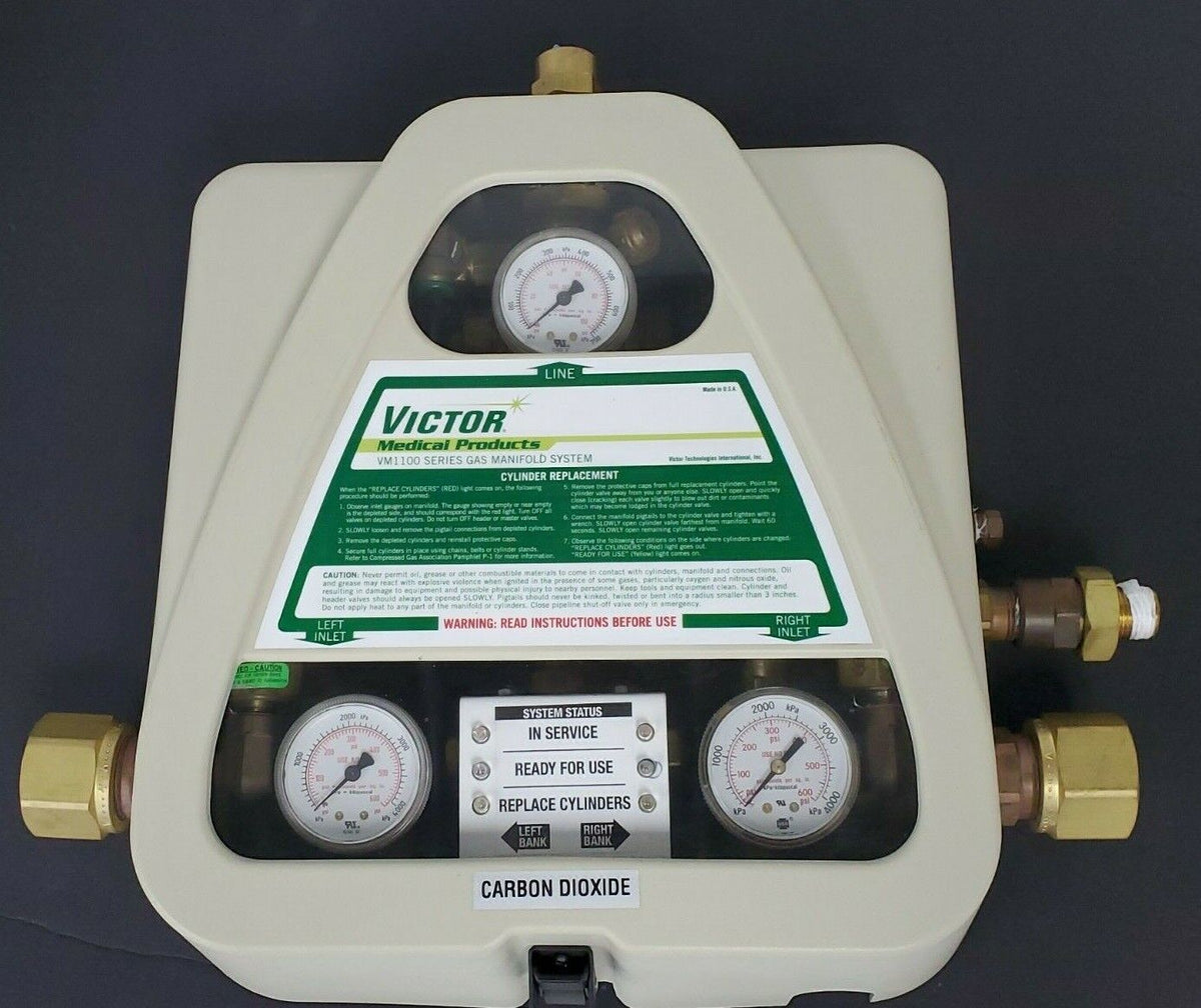 VICTOR MEDICAL PRODUCTS VM1100 NITROGEN OXIDE / CARBON DIOXIDE GAS MAN ...