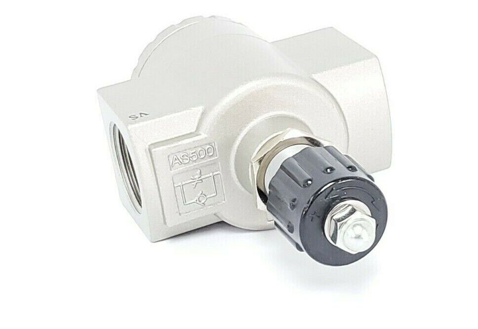 NEW SMC AS500-06 FLOW CONTROL VALVE 3/4" NPT ASC90 AS50006 — PremiumPLC