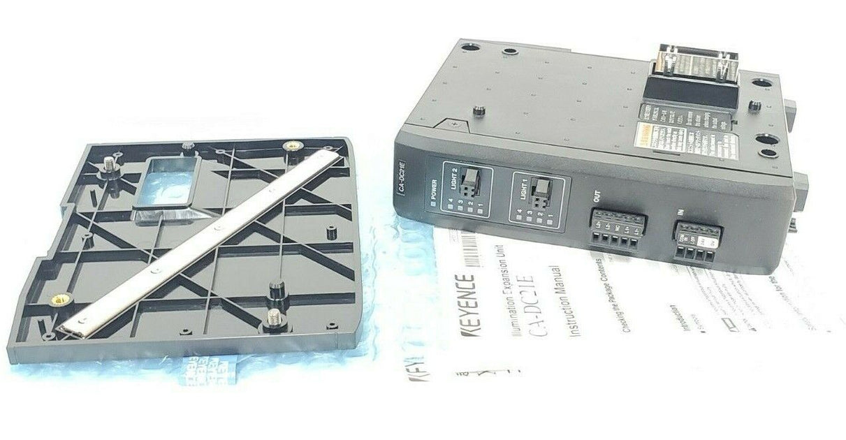 NEW KEYENCE CA-DC21E ILLUMINATION EXPANSION UNIT 12-24VDC 3-6.5A CADC2 ...