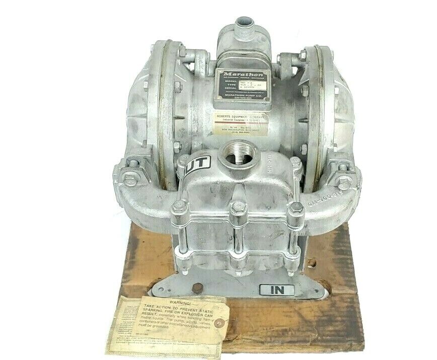 NEW MARATHON SB1-A SANDPIPER AIR-POWERED DOUBLE DIAPHRAGM PUMP TYPE: S ...
