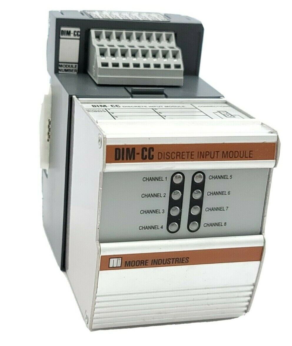 NEW MOORE INDUSTRIES DIM/IO/CC8/IP DIM-CC DISCRETE INPUT MODULE ...