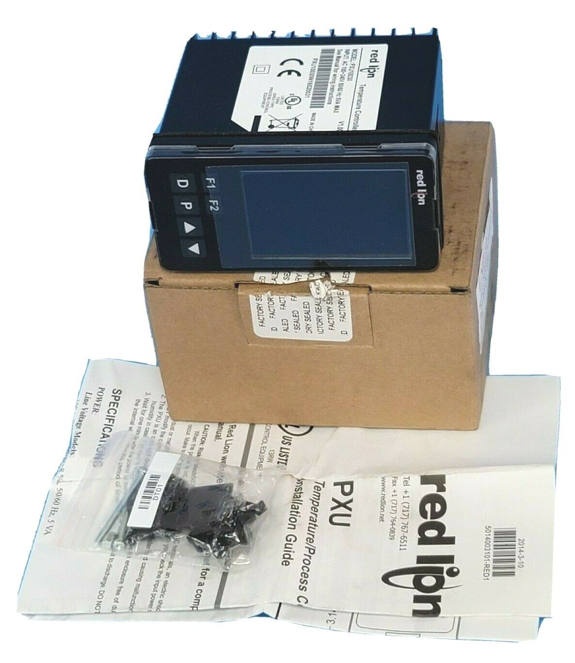 NEW RED LION PXU10030 TEMPERATURE CONTROLLER AC 100~240V 50/60HZ V1.00 ...