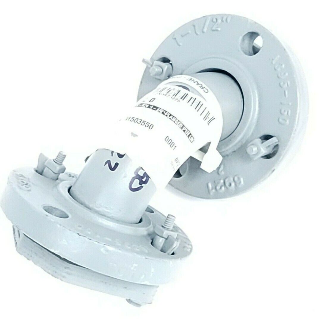 NEW EDLON CRANE A395-150 1-1/2'' FLANGED PTFE LINE ASTM F1545 PIPE R62 ...