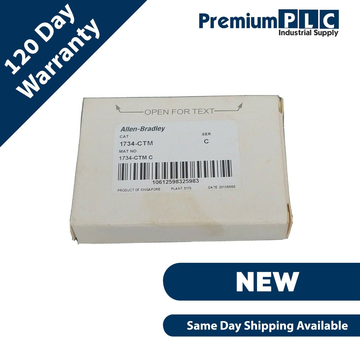 NEW ALLEN BRADLEY 1734-CTM /C COMMON TERMINAL MODULE 1734CTM SER. C ...
