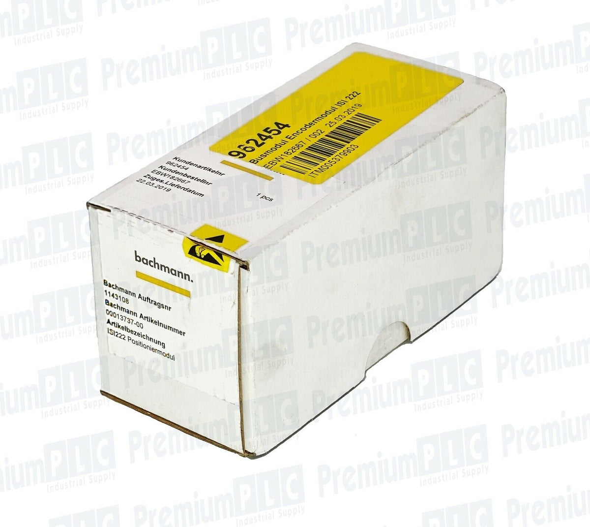 NEW BACHMANN ISI222 POSITIONING MODULE 00013737-00 24VDC MFG. DATE 201 ...