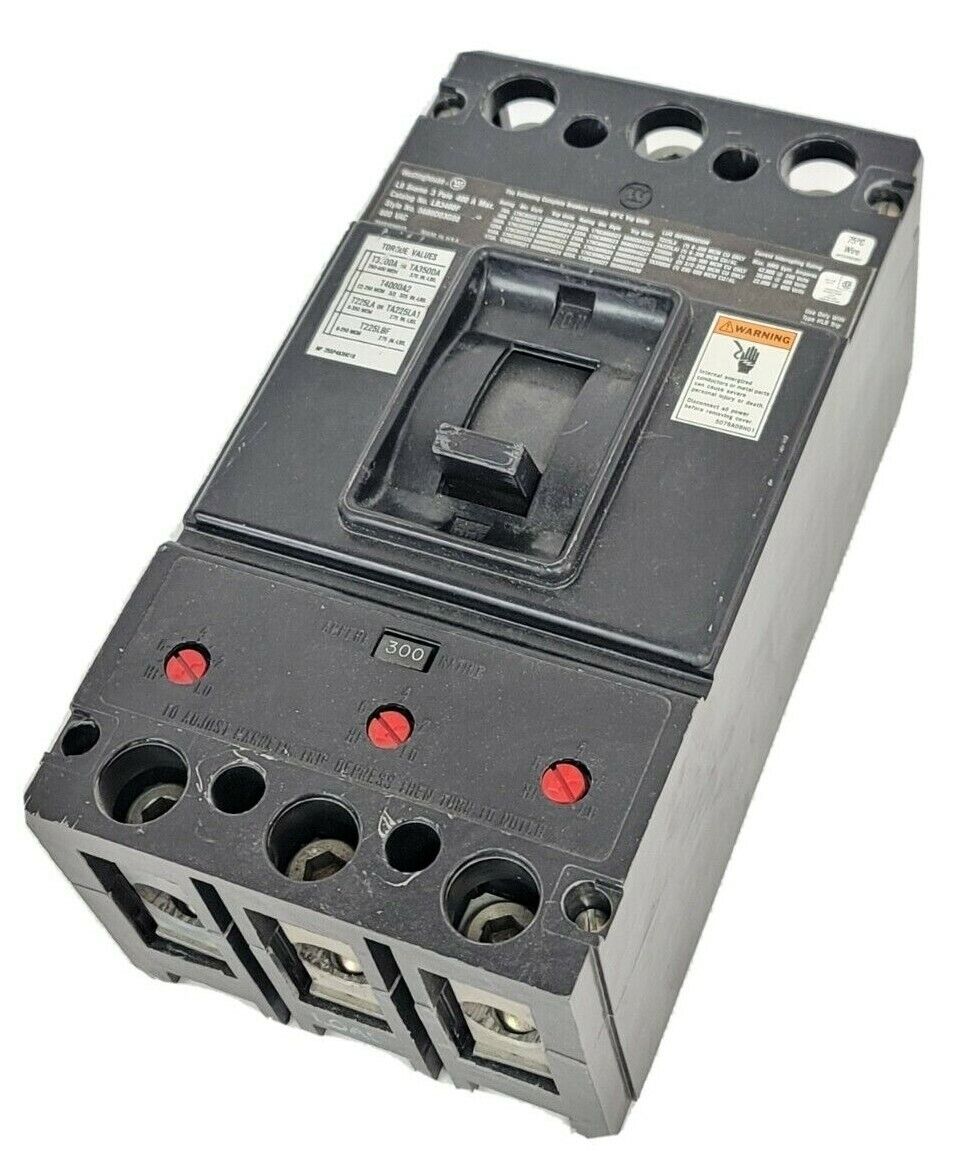 SQUARE D LB3400F CIRCUIT BREAKER 600 VAC 250 VDC 3 POLE 5680D03G08 ...