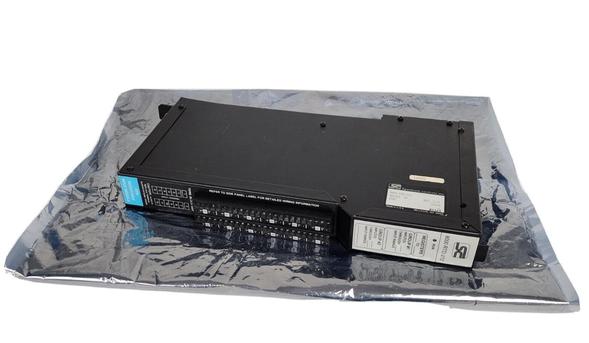 SPECTRUM CONTROLS 8000-RTD-212 INPUT MODULE ANALOG RTD 12POINT 8000RTD ...