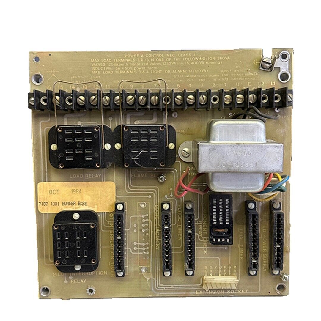 PYRONICS INC 7187-1001 / 71871001 BURNER BASE CONTROL BOARD — PremiumPLC