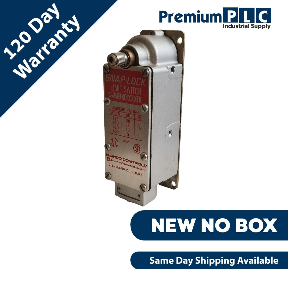 NEW DANAHER CONTROLS NAMCO EA700-80001 SNAP-LOCK LIMIT SWITCH EA700800 ...