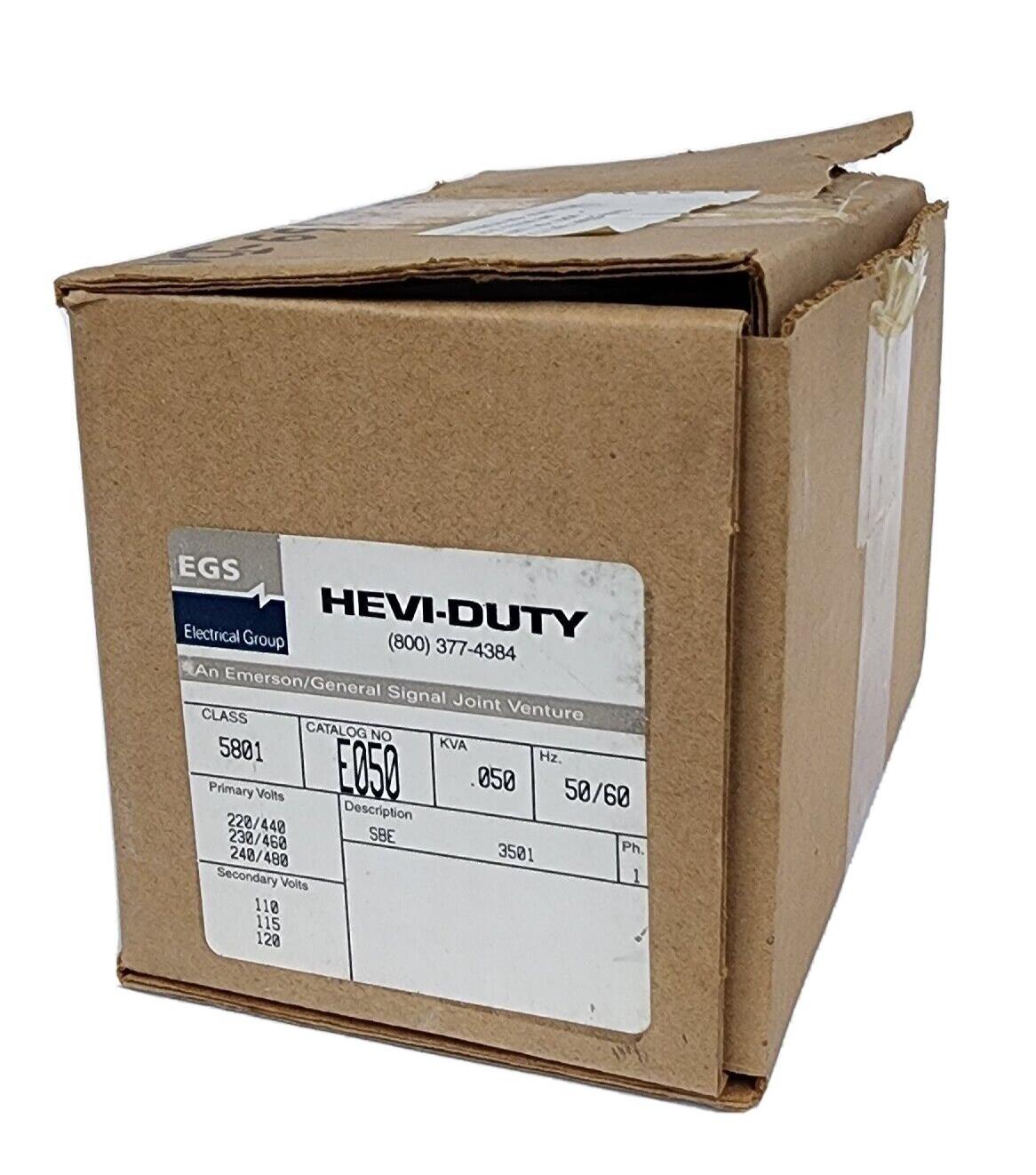 EMERSON SOLA HD EGS CLASS 5801 CAT. NO. E050 INDUSTRIAL CONTROL TRANSF — PremiumPLC