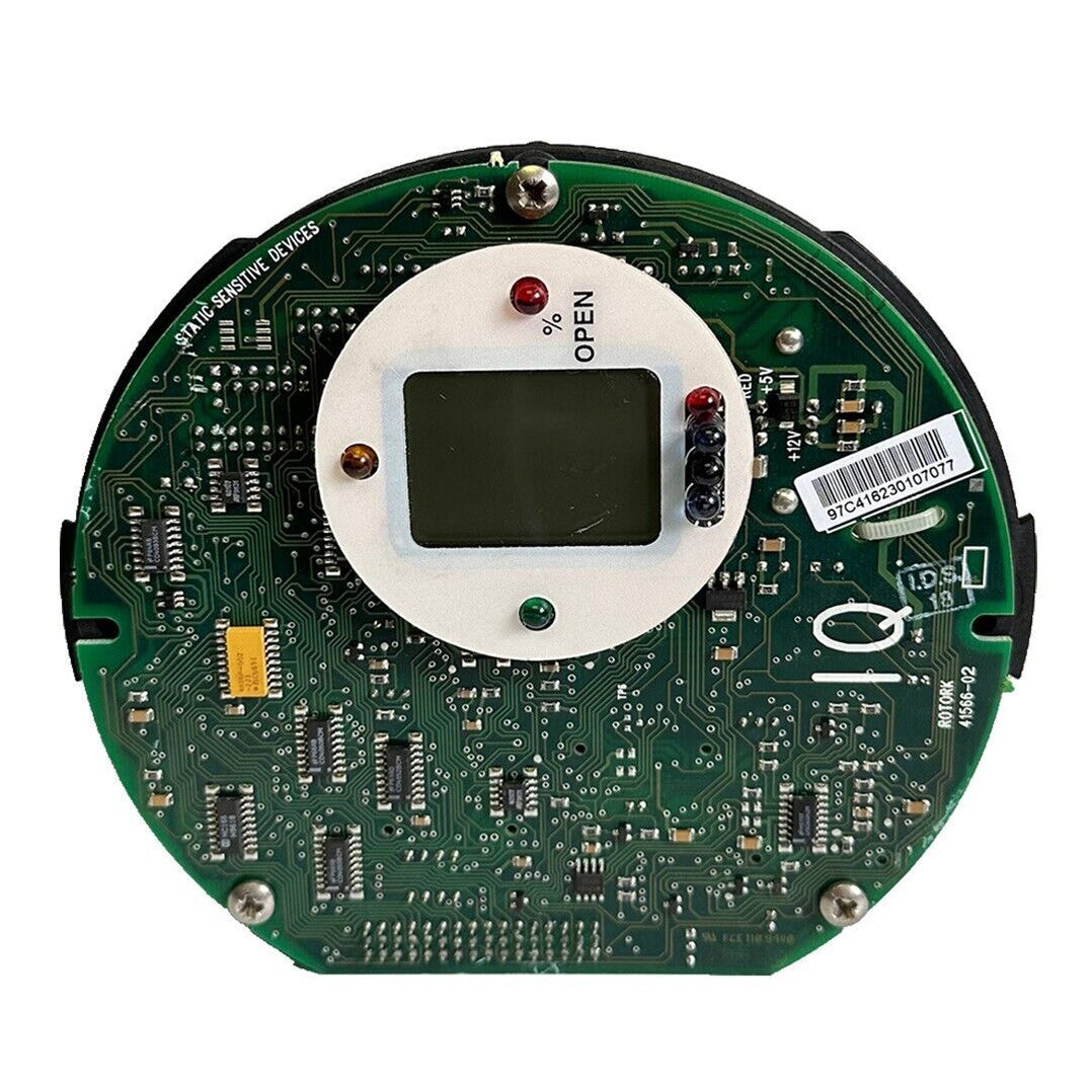 ROTORK 41566-02 / 4156602 DISPLAY DRIVER BOARD W/ 33734-01 CONTROL BOA ...