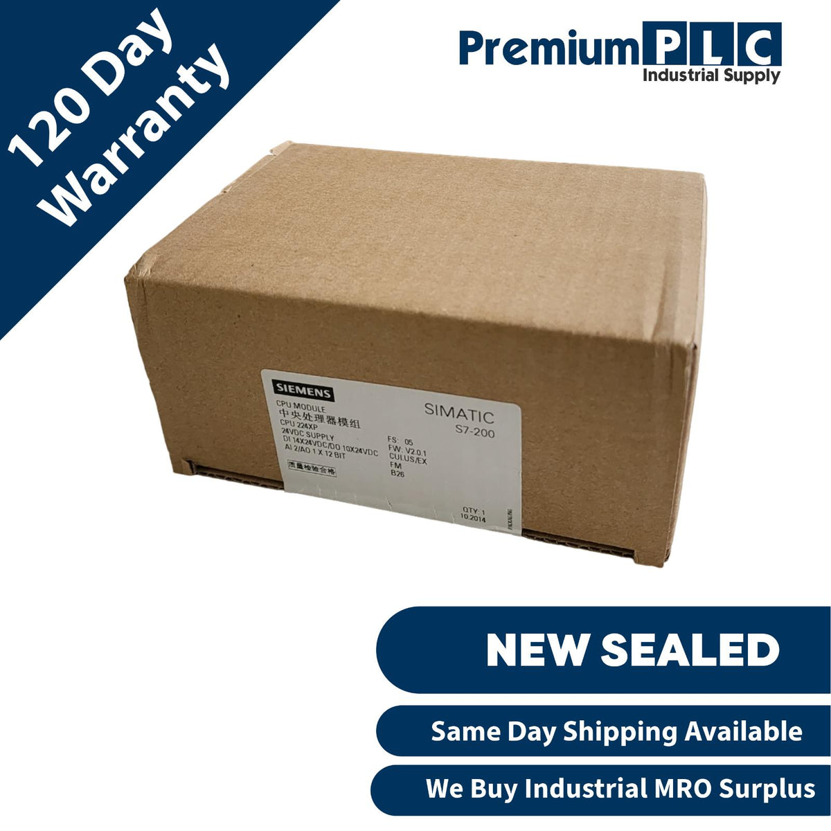 NEW F/S SIEMENS 6ES7214-2AD23-0XB0 SIMATIC S7-200 CPU 224XP MODULE FW ...