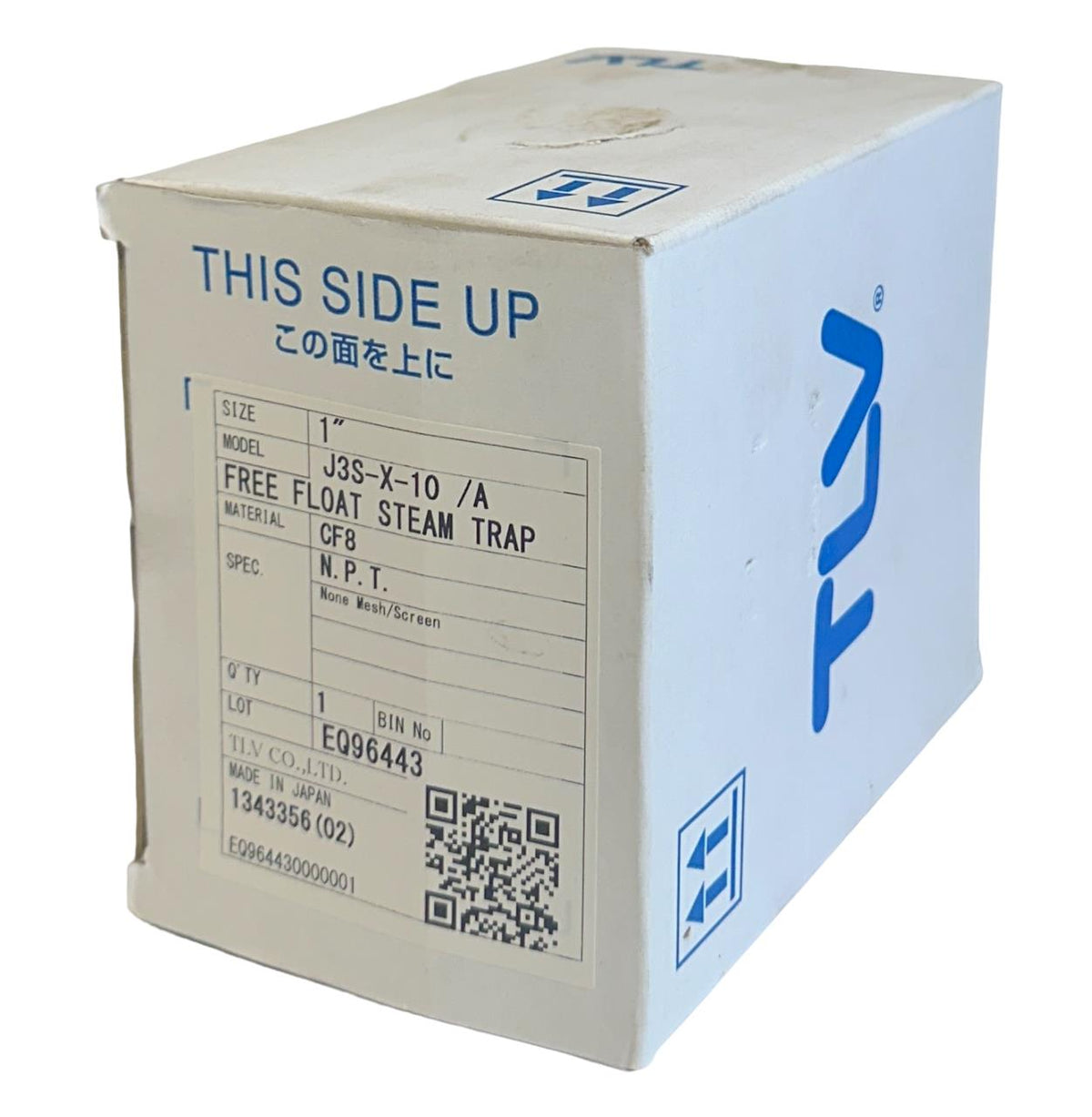 NEW TLV J3S-X-10/A / 1343356 1'' FREE FLOAT STEAM TRAP CF8 NPT SS NSMP ...