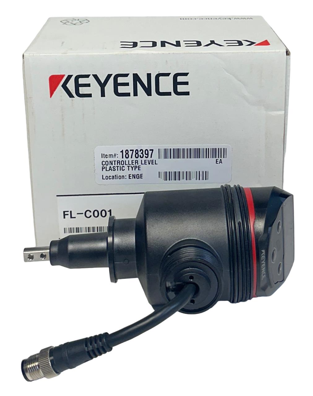 KEYENCE FL-C001 / FLC001 PULSE LEVEL SENSOR IO-Link 10-30V 300mA USNP ...