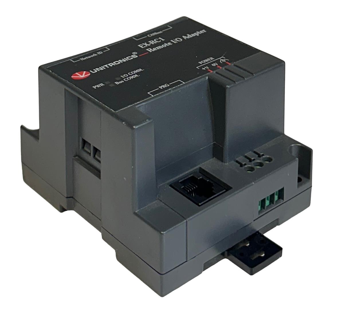 UNITRONICS EX-RC1 / EXRC1 REMOTE I/O ADAPTER EXPANSION MODULE 12/24VDC ...