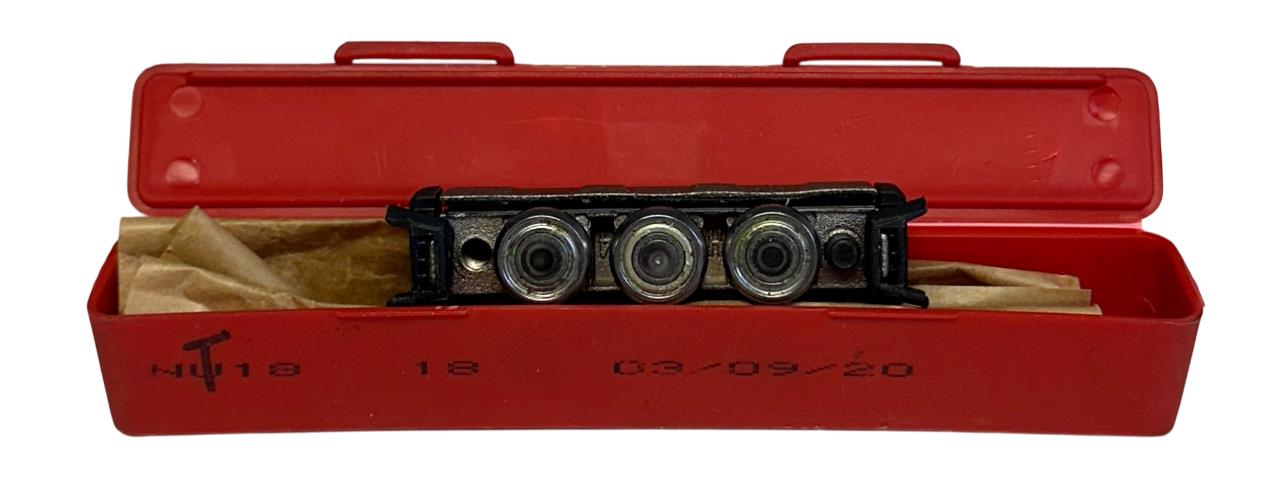 ROLLON NT18 CAM GUIDED U-SHAPED CARRIAGE RAIL 3-ROLLER 18mm NOMINAL DI ...