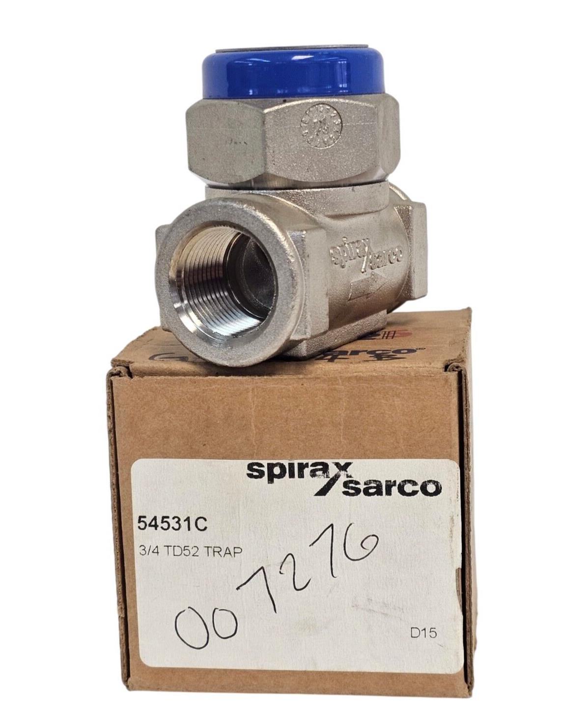 NEW SPIRAX SARCO 54531C STEAM TRAP TD52 3/4" NPT STAINLESS STEEL ...