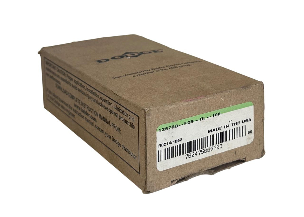 DODGE F2B-DL-100 / 128760 2-BOLT FLANGE MOUNT BALL BEARING 1'' BORE NS ...