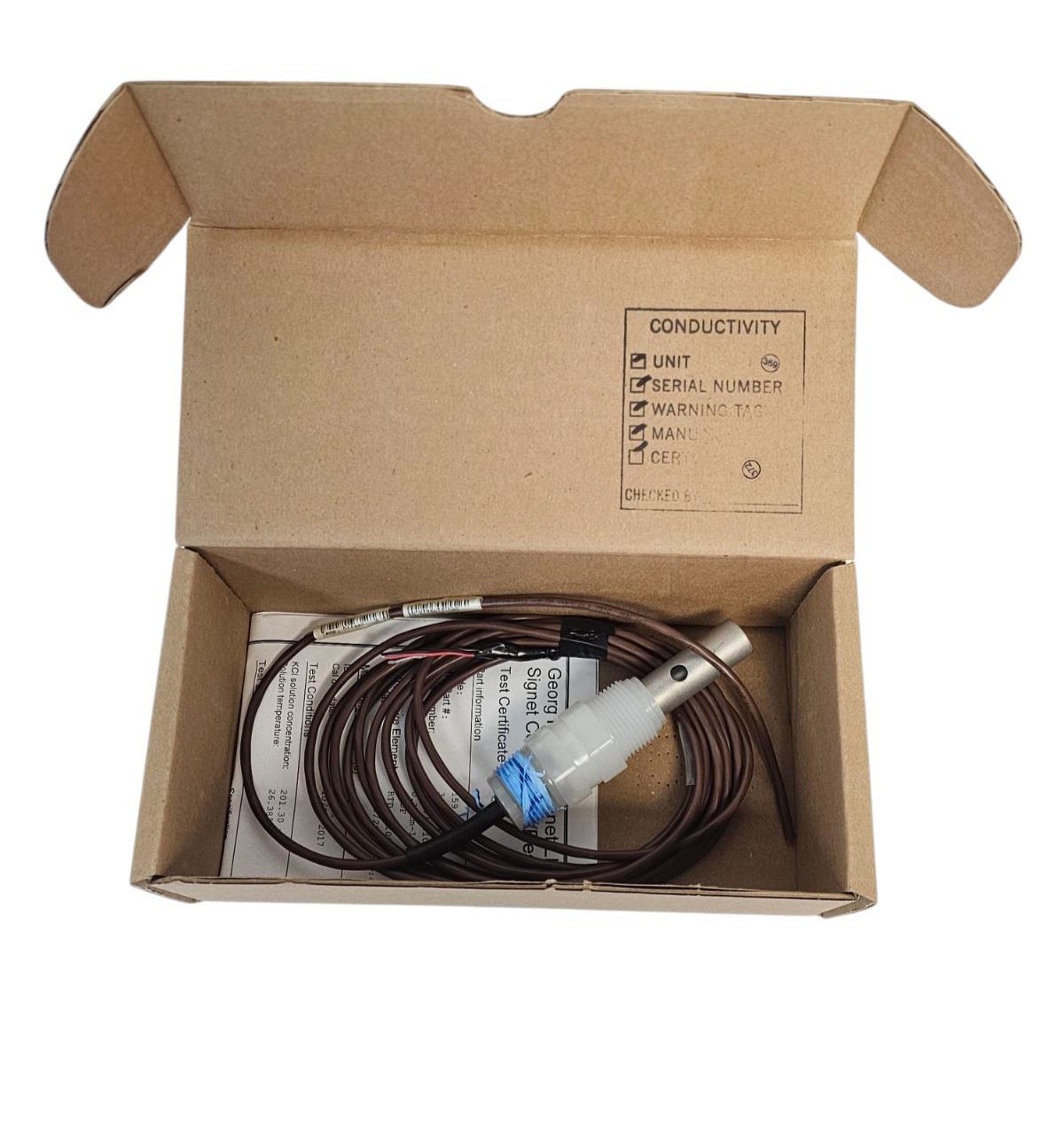 +GF+ SIGNET 3-2842-1V CONDUCTIVITY ELECTRODE SENSOR (159001816) 3/4" N ...