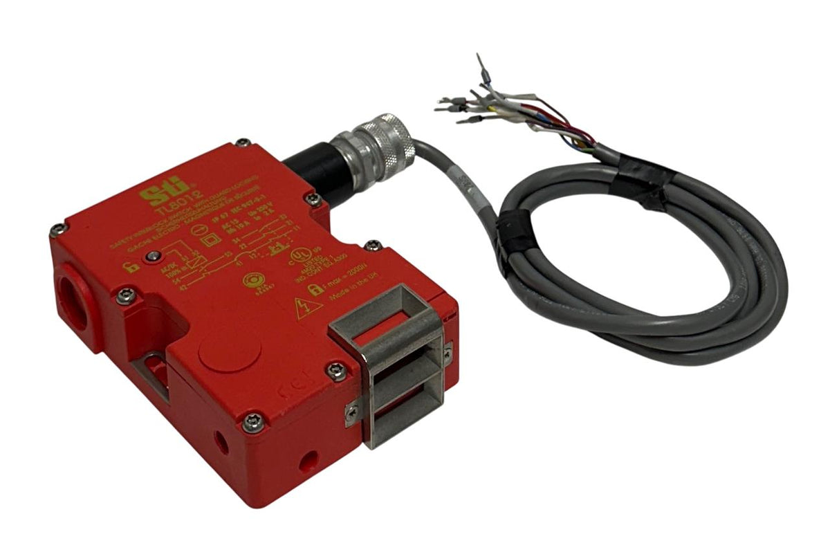 STI 44519-1080 / TL8012-S1024SM SAFETY INTERLOCK SWITCH W/ GUARD LOCKI ...