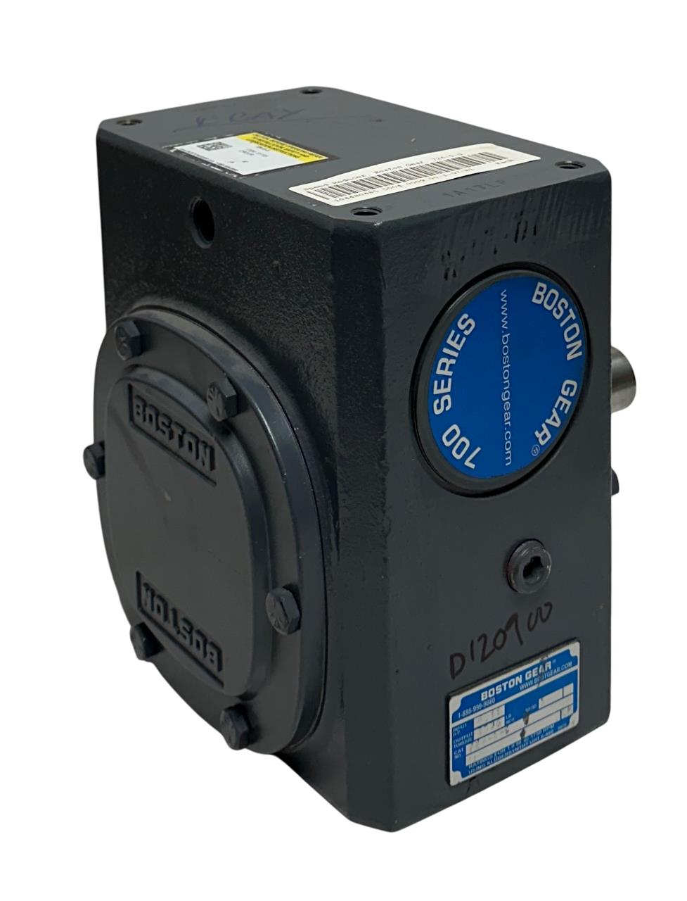 BOSTON GEAR 726-5-G / 51735 RIGHT ANGLE WORM GEAR SPEED REDUCER 5:1 RA ...