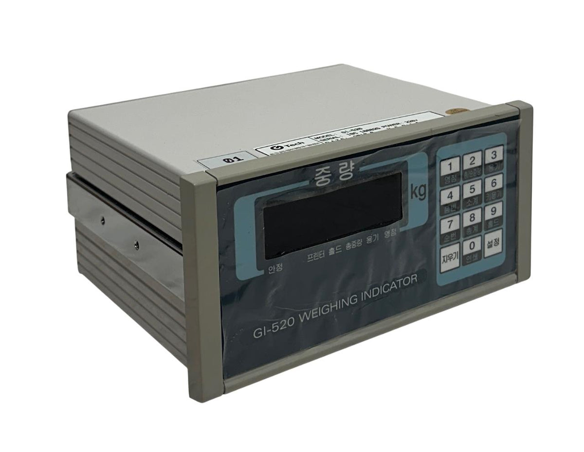 G TECH GI-520 / GI520 WEIGHING INDICATOR CONTROLLER 220V VER. 1.4 OEM ...