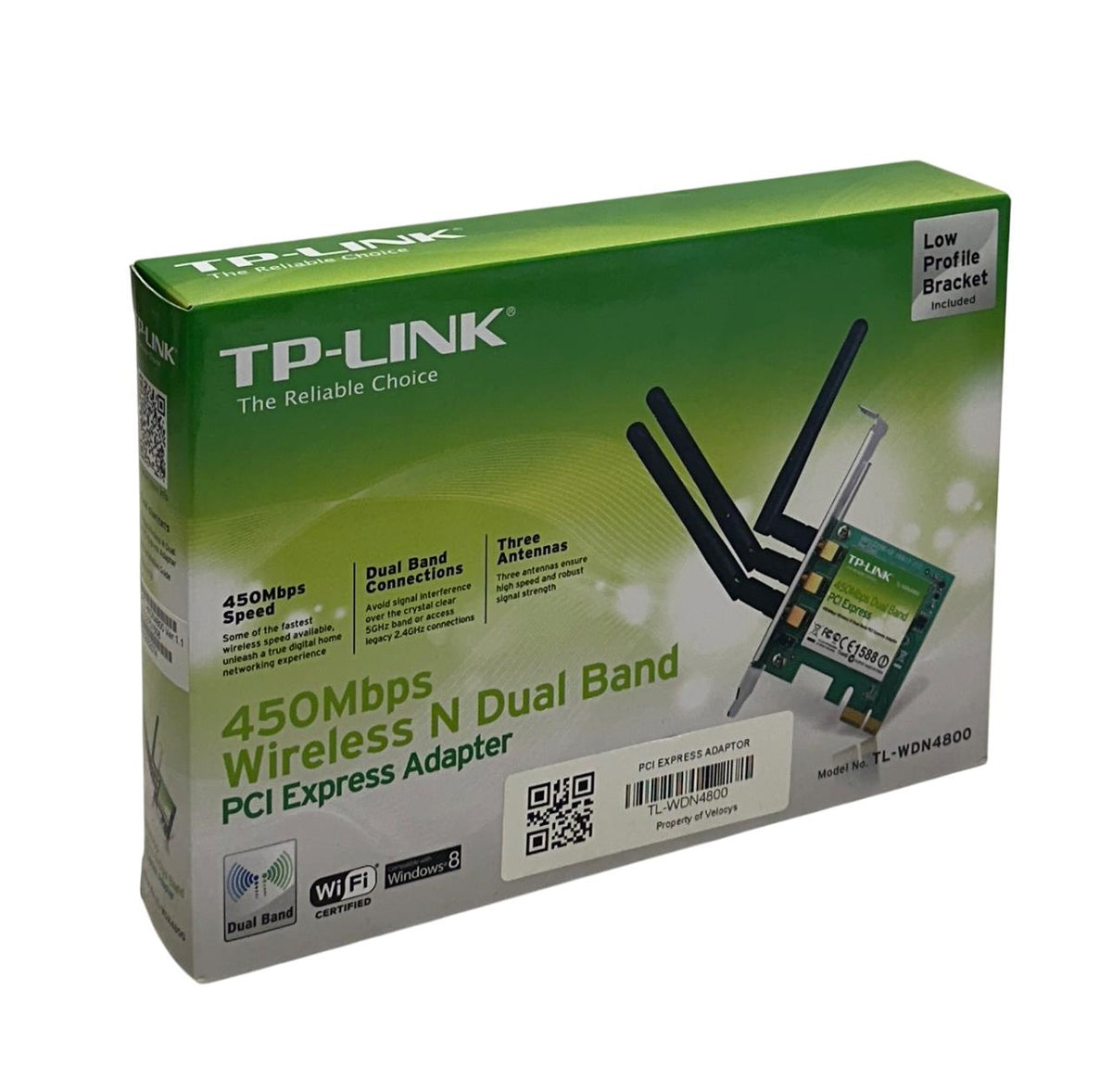 TP-LINK TL-WDN4800 / TLWDN4800 450Mbps WIRELESS PCI ADAPTER 0152502074 ...