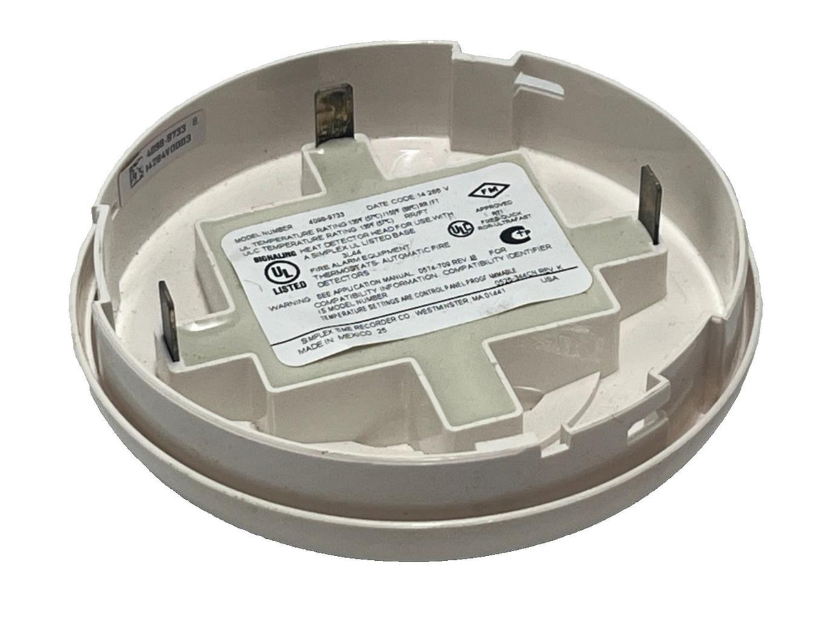 SIMPLEX 4098-9733 TrueAlarm Sensor Base Mounting Base for 4098 Series ...