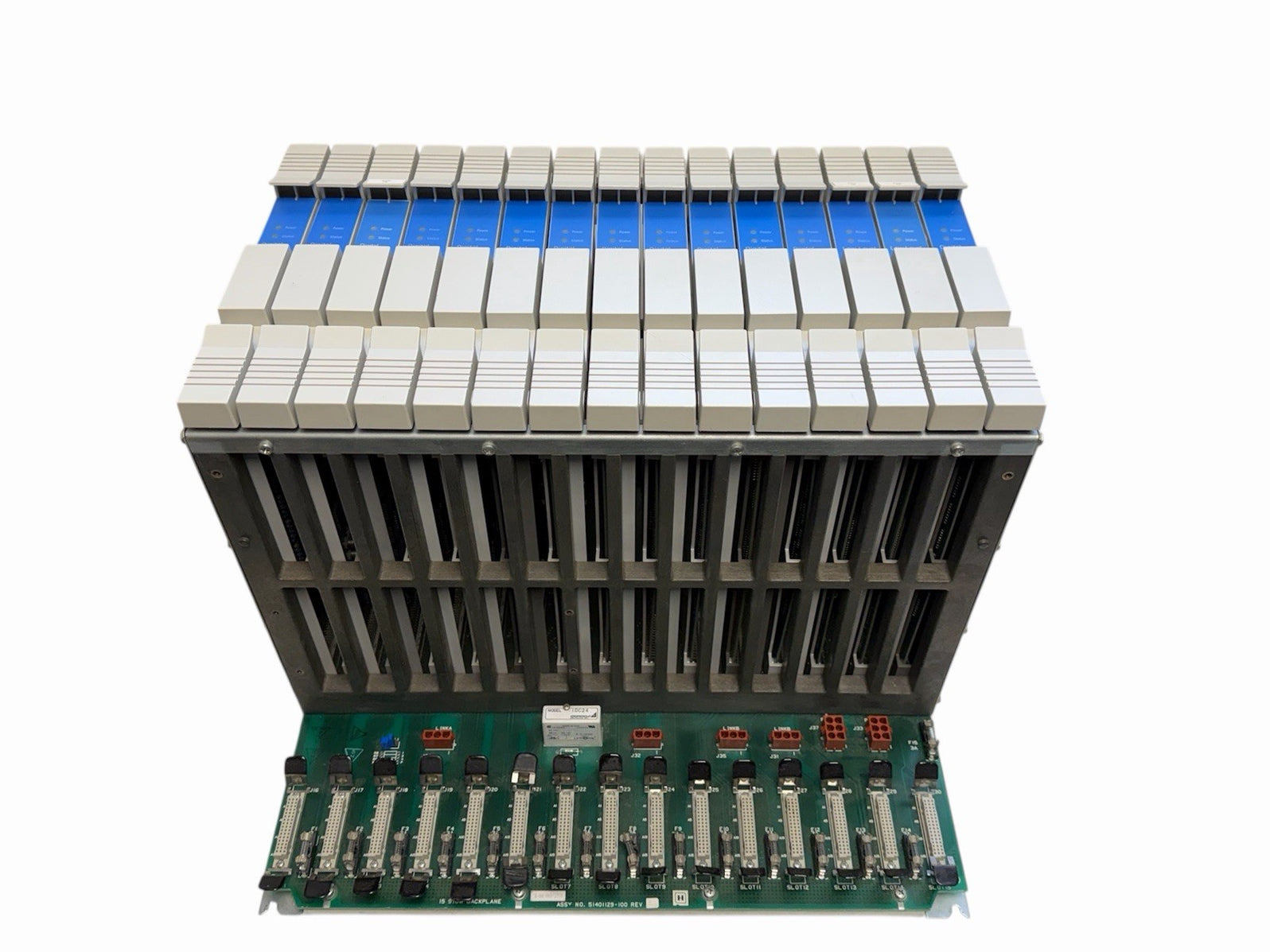 HONEYWELL 51401525-100 Rev A 15-Slot Chassis w/ (13) Digital & (2) Ana ...