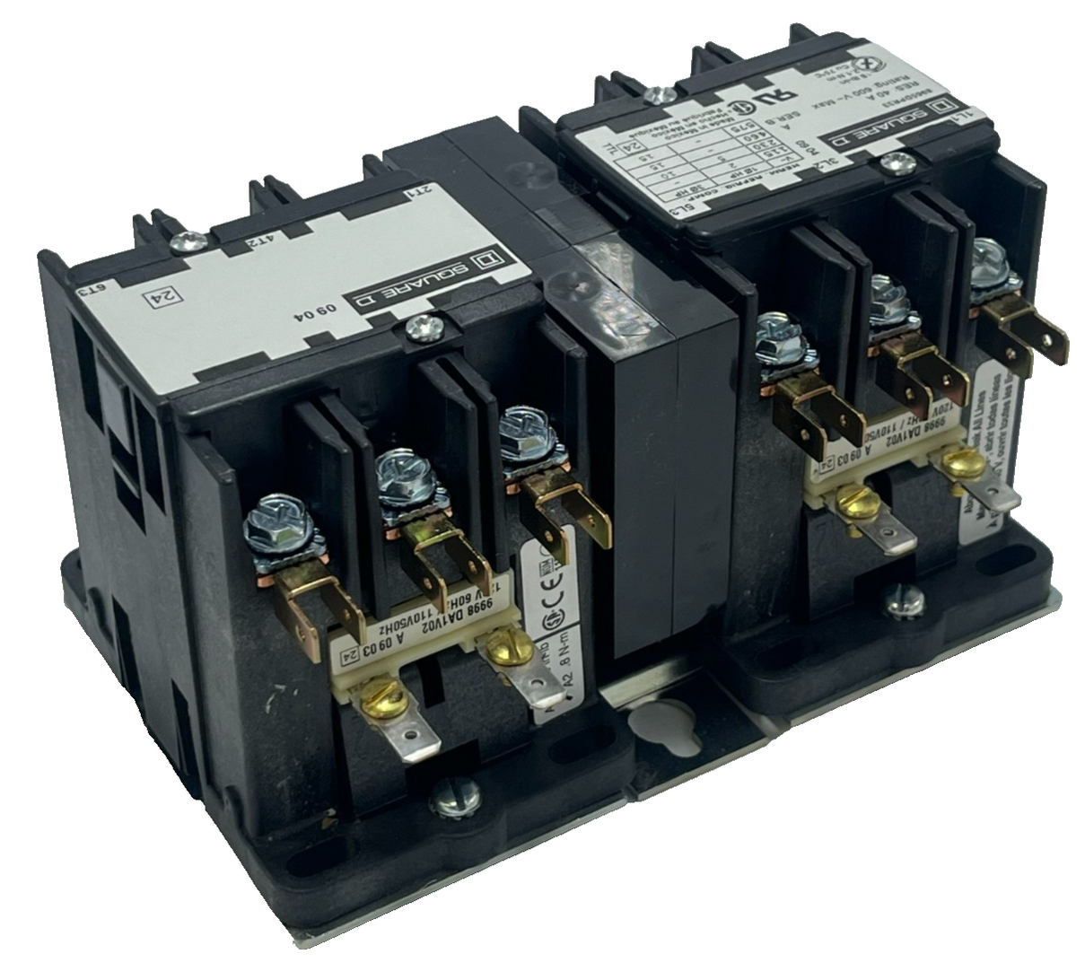 Square D 8965DPR33V02 /B NEMA 1 Reversing Hoist Contactor 30A 110/120V ...