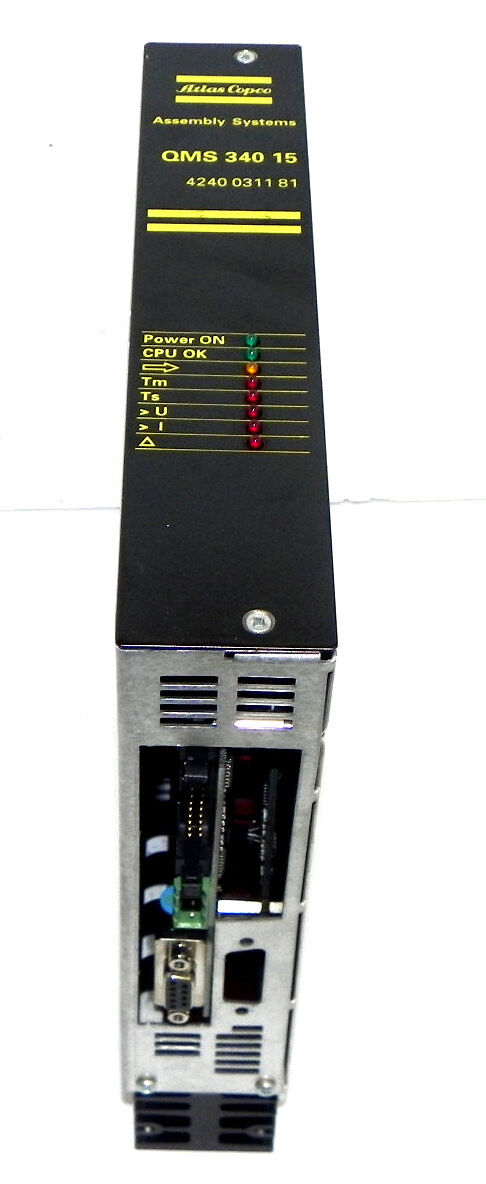 REPAIRED ATLAS COPCO 4240031181 SERVO CONTROLLER QMS34015 4240031181-0 ...