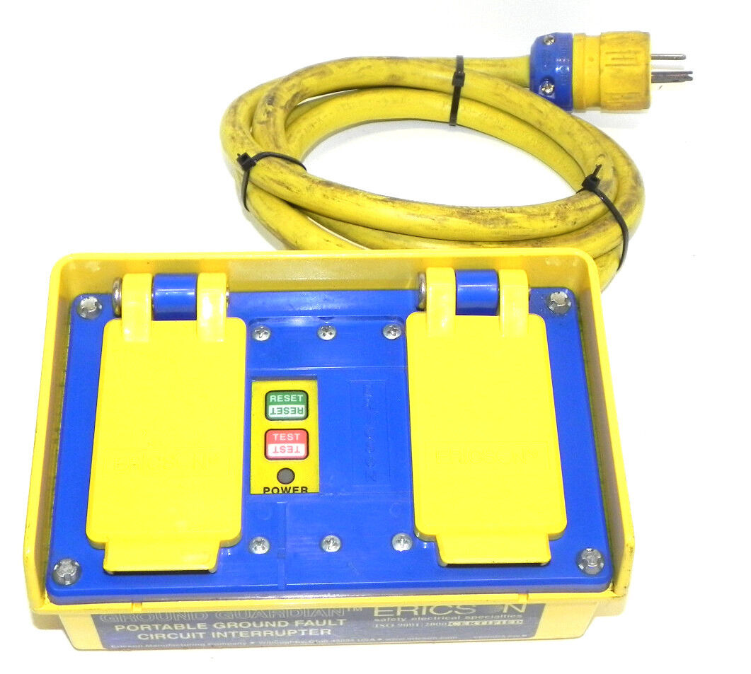 ERICSON C8020068 PORTABLE GROUND FAULT CIRCUIT INTERRUPTER REV. B ...