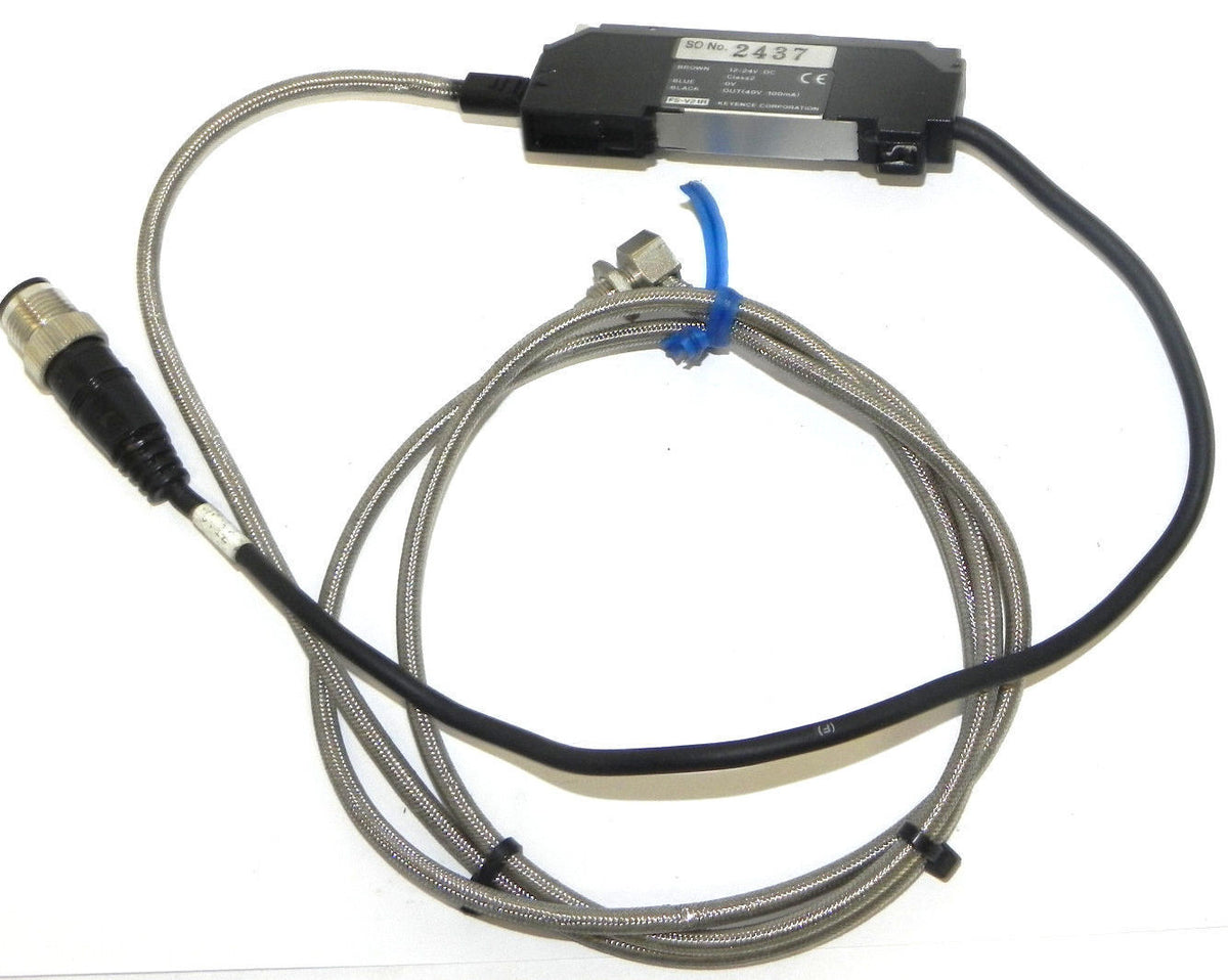 KEYENCE FS-V21R PHOTOELECTRIC FIBER OPTIC AMPLIFIER FSV21R, 12-24V DC ...