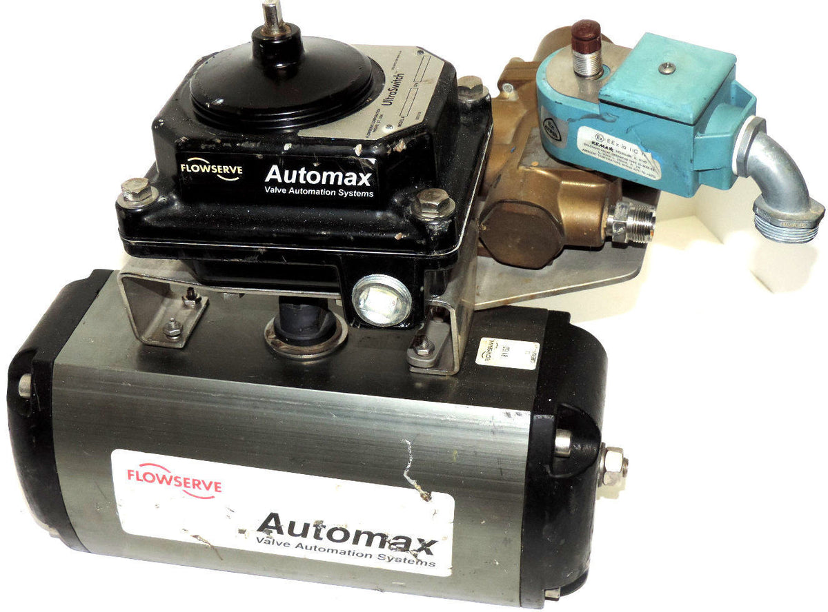 FLOWSERVE B115S07 ACTUATOR WITH AUTOMAX NXL2000 ULTRASWITCH WITH KEMA ...