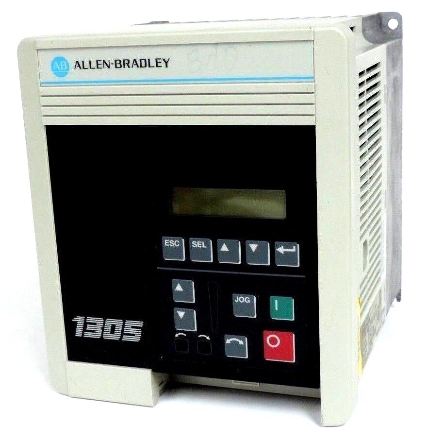 ALLEN BRADLEY 1305-BA04A DRIVE 380-460V SER. C W/ 1201-HA2 PROGRAMMING ...