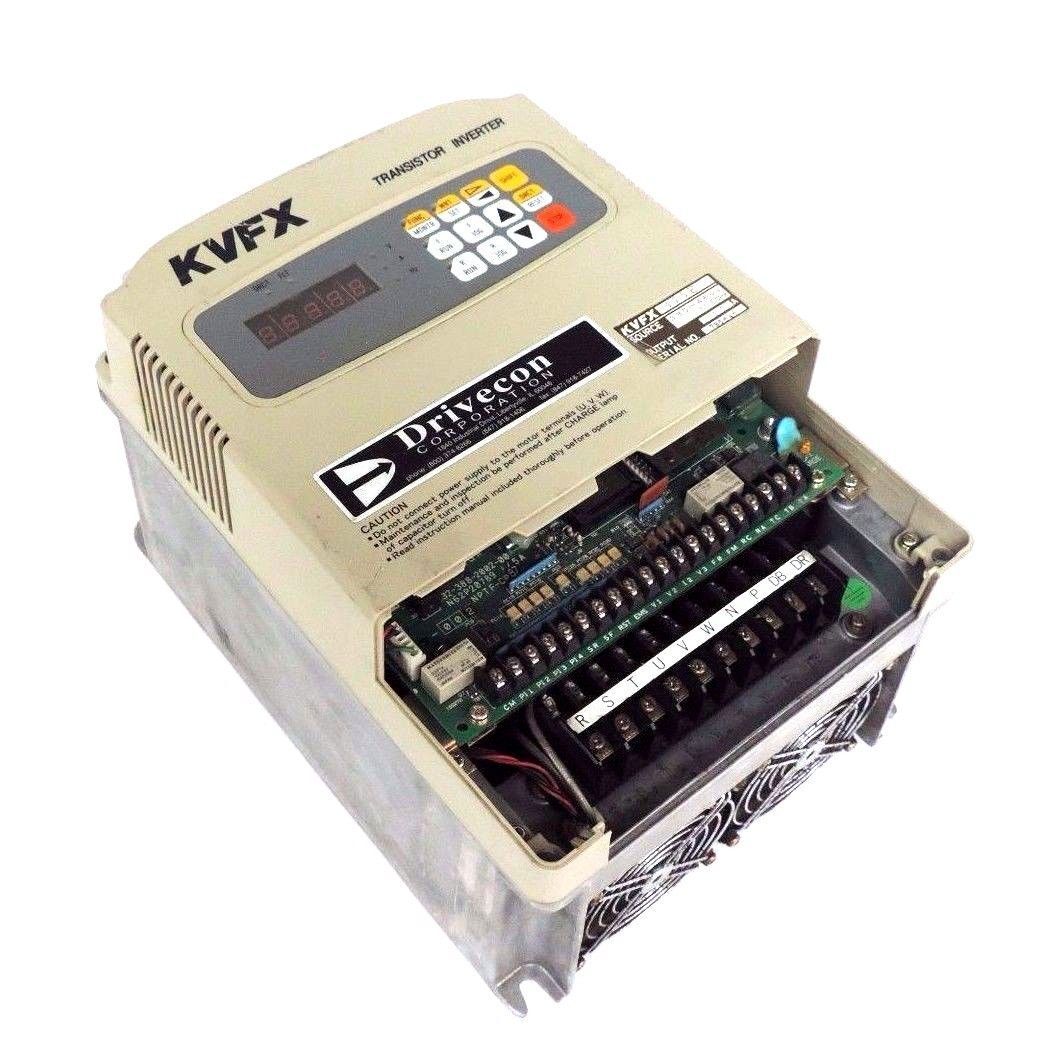 DRIVECON KVFX-475-E TRANSISTOR INVERTER 380/460V, 50/60HZ, 17A, 10HP ...