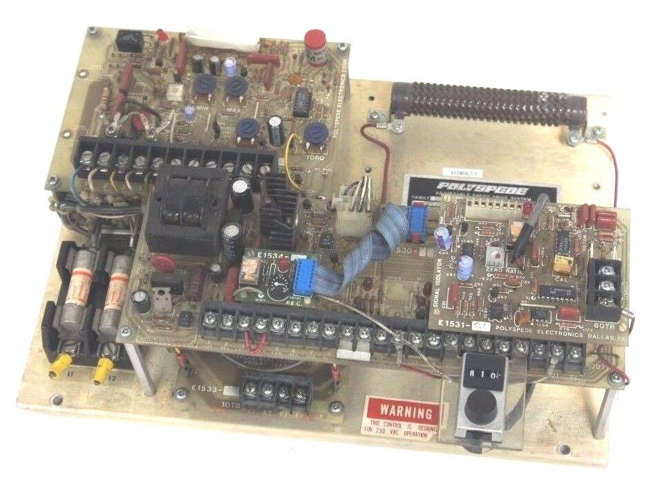 POLYSPEDE RSC-200 ADJUSTABLE SPEED DRIVE SYSTEM SC SERIES RSC200 2HP 1 ...